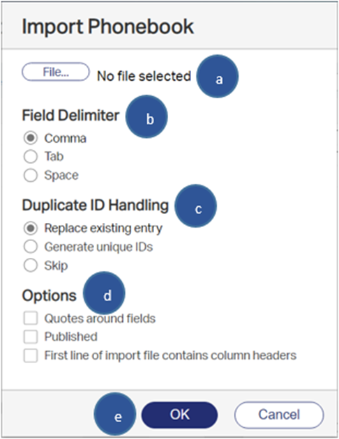 RightFax (Web browser App) - Import / Export Phonebook – Help Center