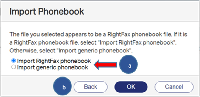 RightFax (Web browser App) - Import / Export Phonebook – Help Center