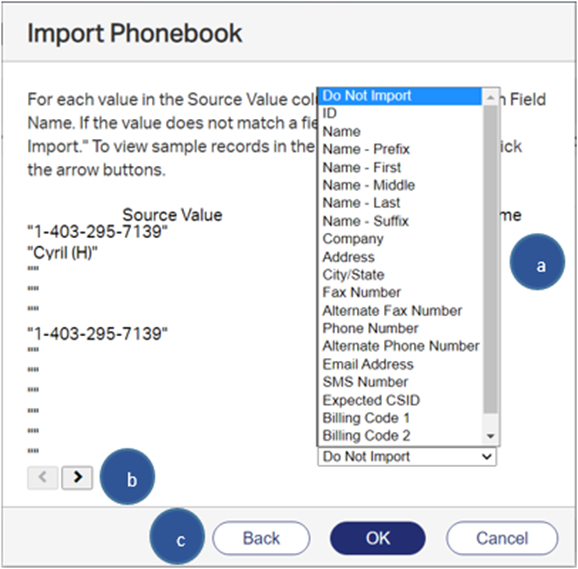 RightFax (Web browser App) - Import / Export Phonebook – Help Center