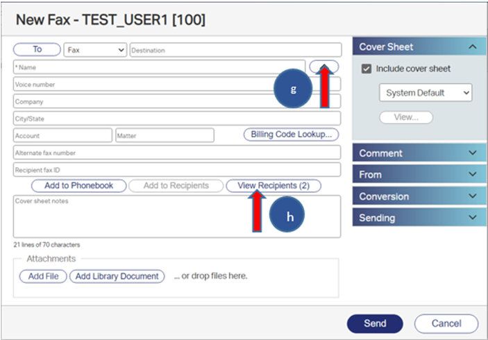 RightFax (Web browser App) - Create / Manage Phonebook – Help Center