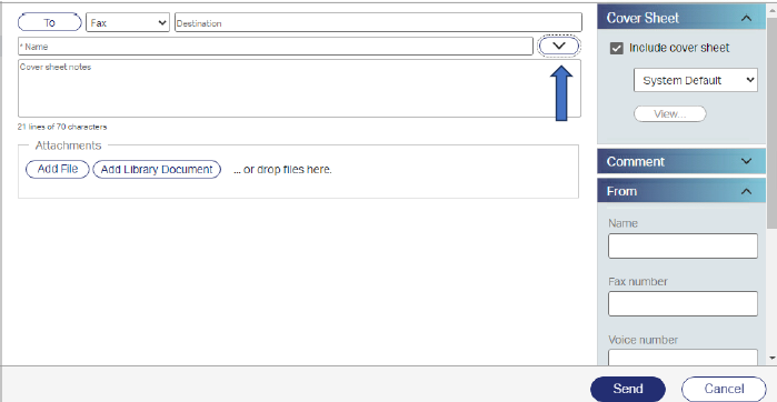 RightFax (Web browser App) - Sending Fax to Multiple Recipients – Help ...