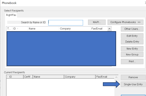 RightFax (Desktop App) - Sending Fax to Multiple Recipients – Help Center