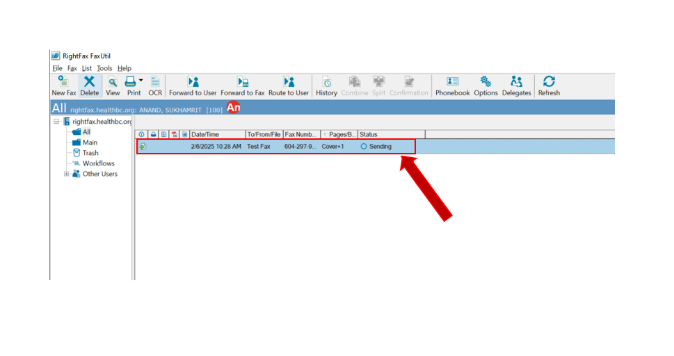 RightFax (Desktop App) - Sending Outbound Fax – Help Center